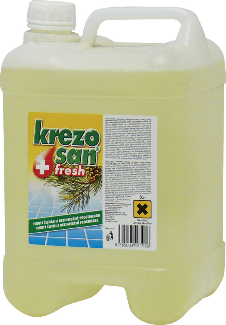 Krezosan tekutý čístiaci a dezinfekčný prostriedok Fresh 5000 ml | Teta ...