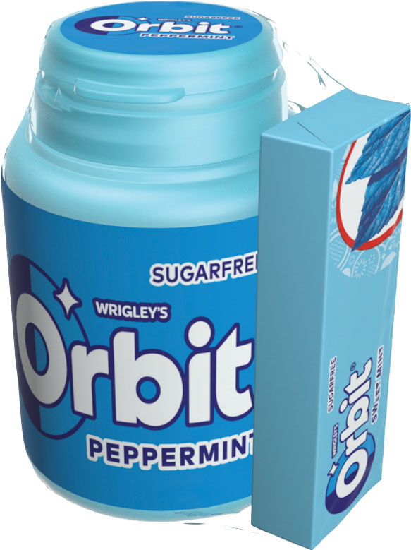 Wrigley´s Orbit Pepermint Dóza+OTC 64 g | Teta drogérie eshop