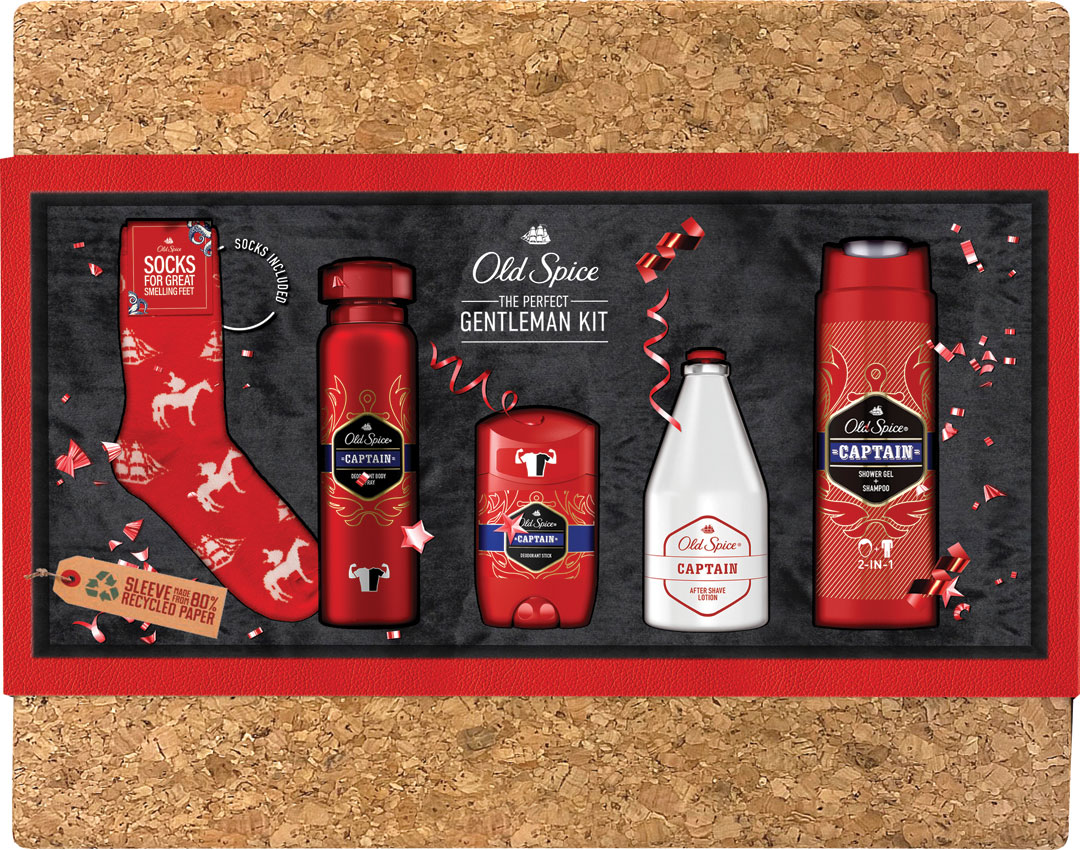 Old Spice darčeková sada Captain Deo spray 150 ml + Deo stick 50 ml ...